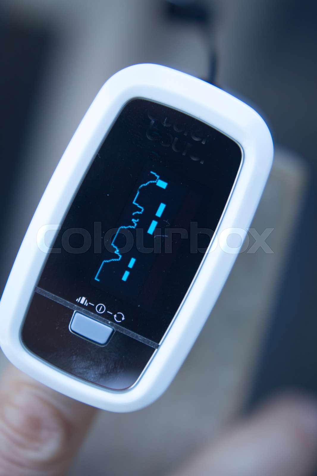 Cardiac finger pulse meter | Stock image | Colourbox