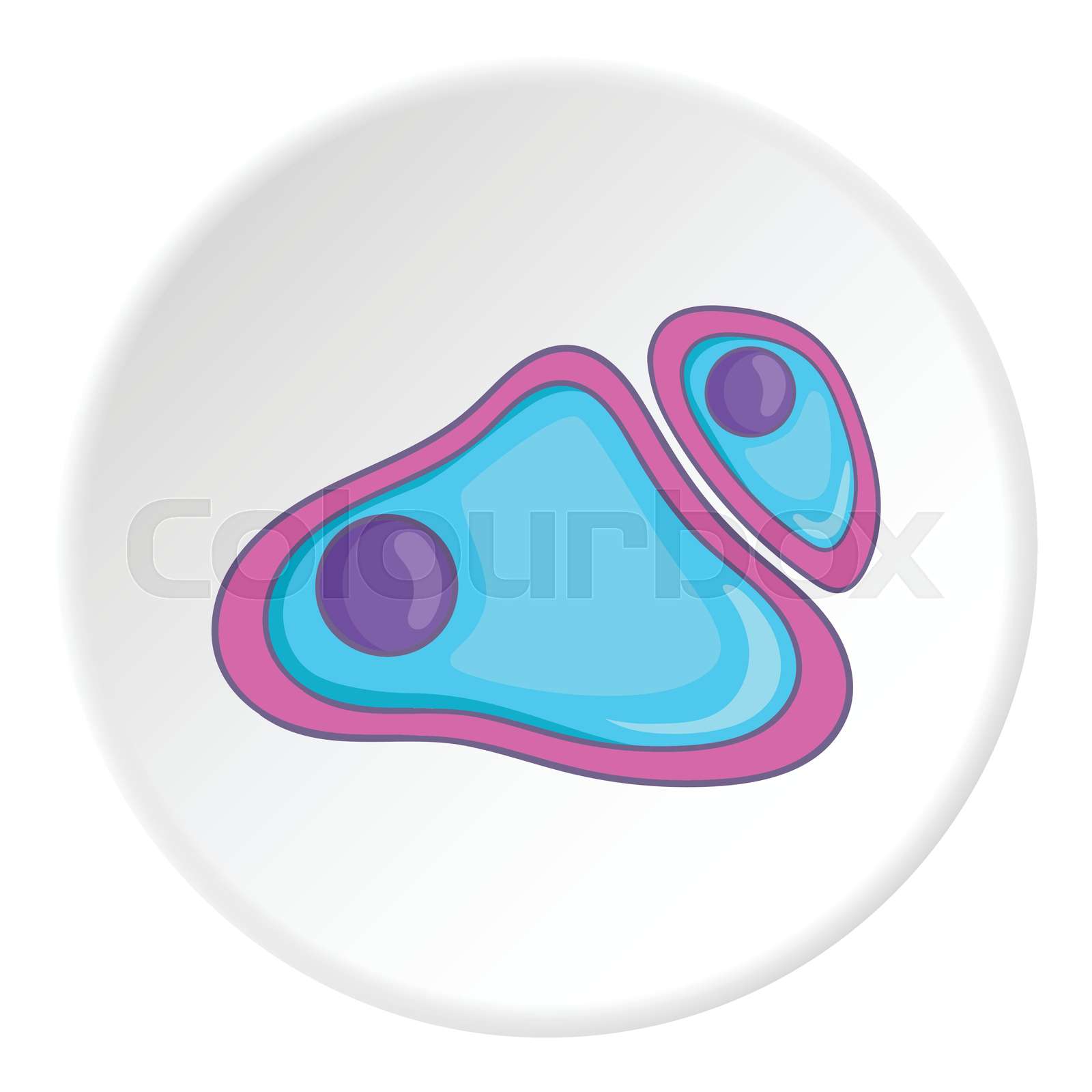 Cell icon, cartoon style | Stock vector | Colourbox