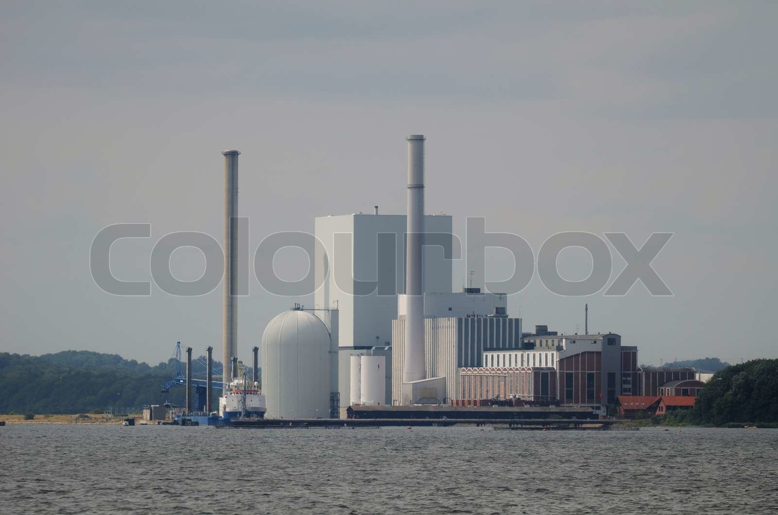 Power station near Kolding | Stock image | Colourbox