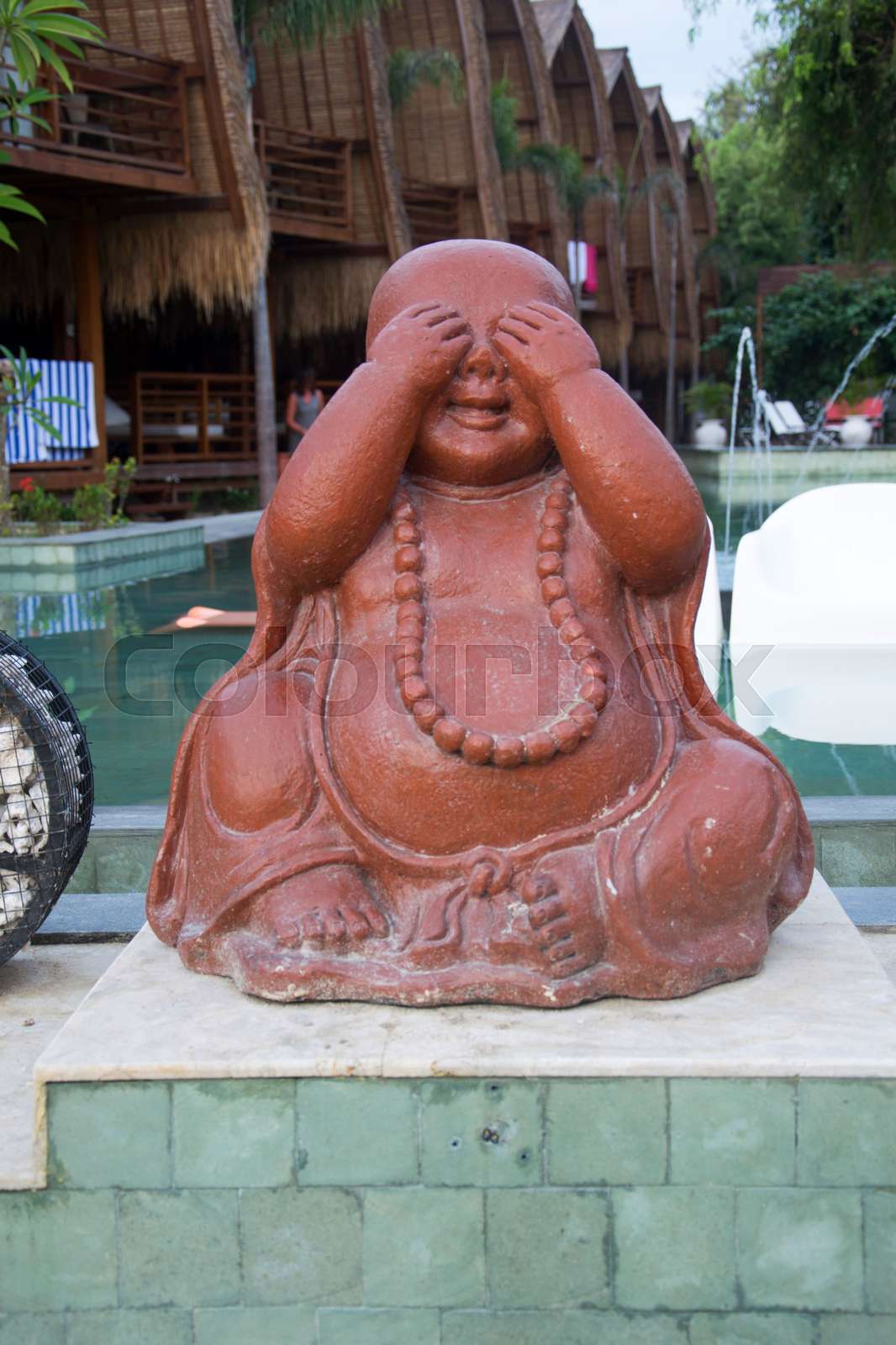 lustige buddha figur | Stock Bild | Colourbox