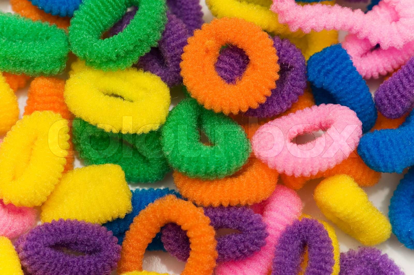 Gummibänder der verschiedenen hellen colurs | Stock Bild | Colourbox