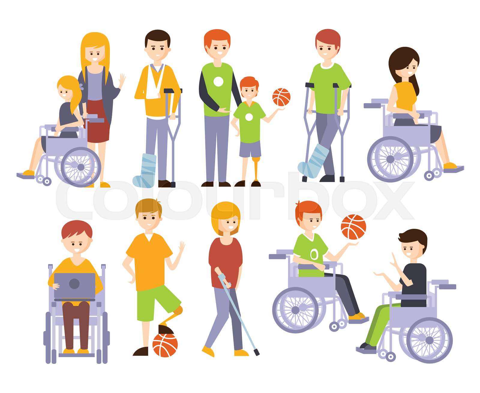 Physically Handicapped People Living Full Happy Life With Disability ...