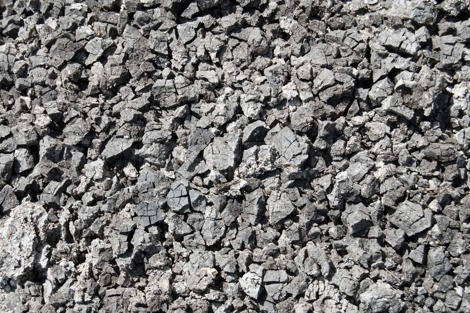 cracked black earth gumus as texture things | Stock image | Colourbox