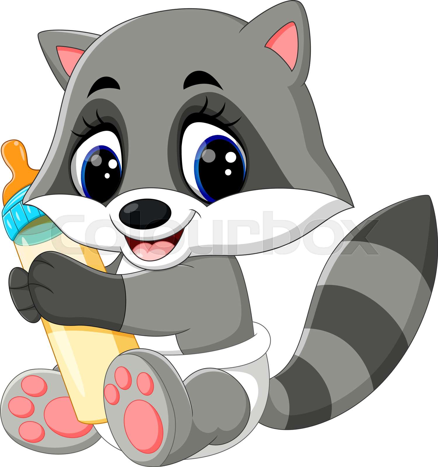 Baby Raccoon Clip Art