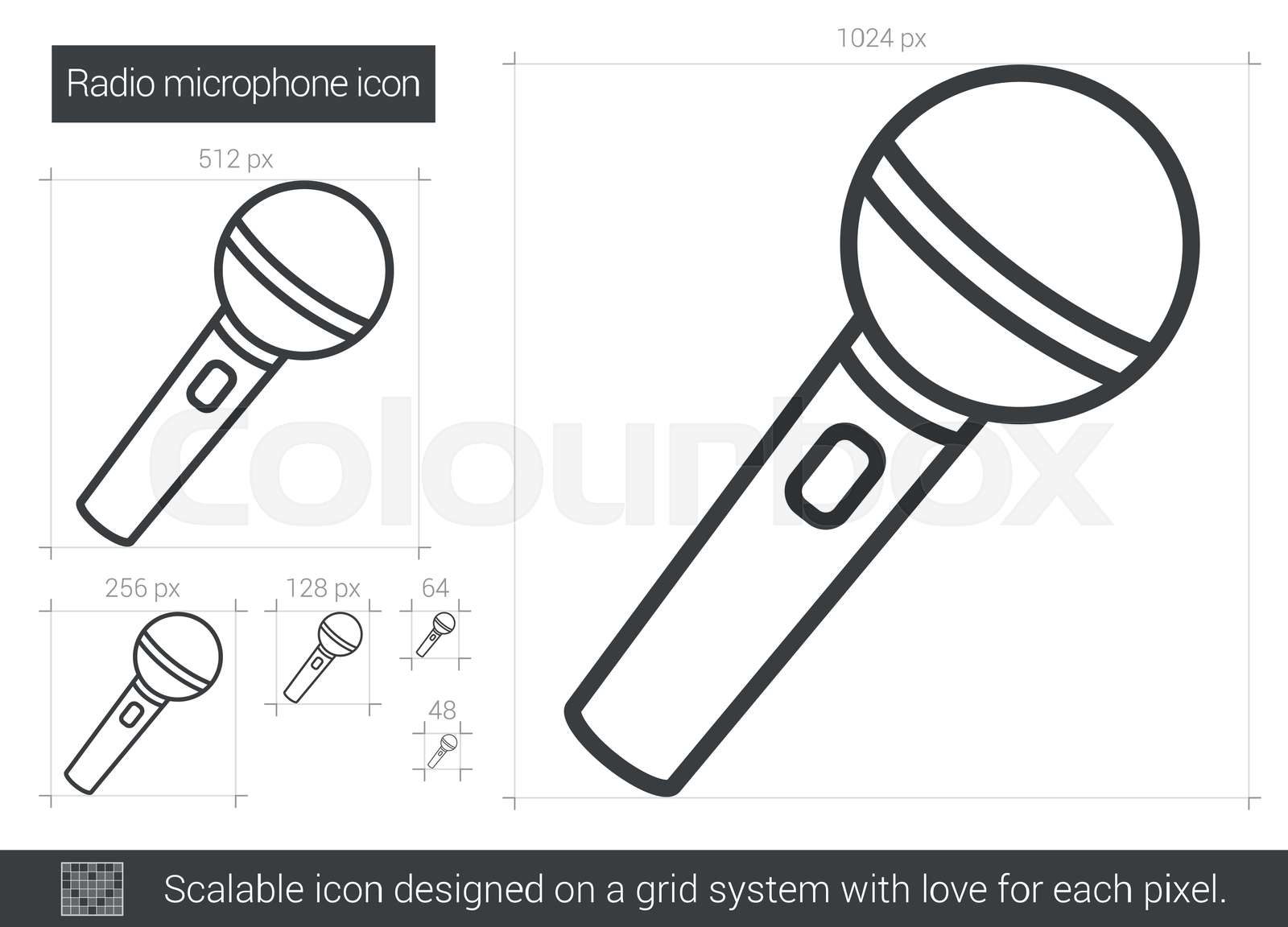 Radio Microphone Icon