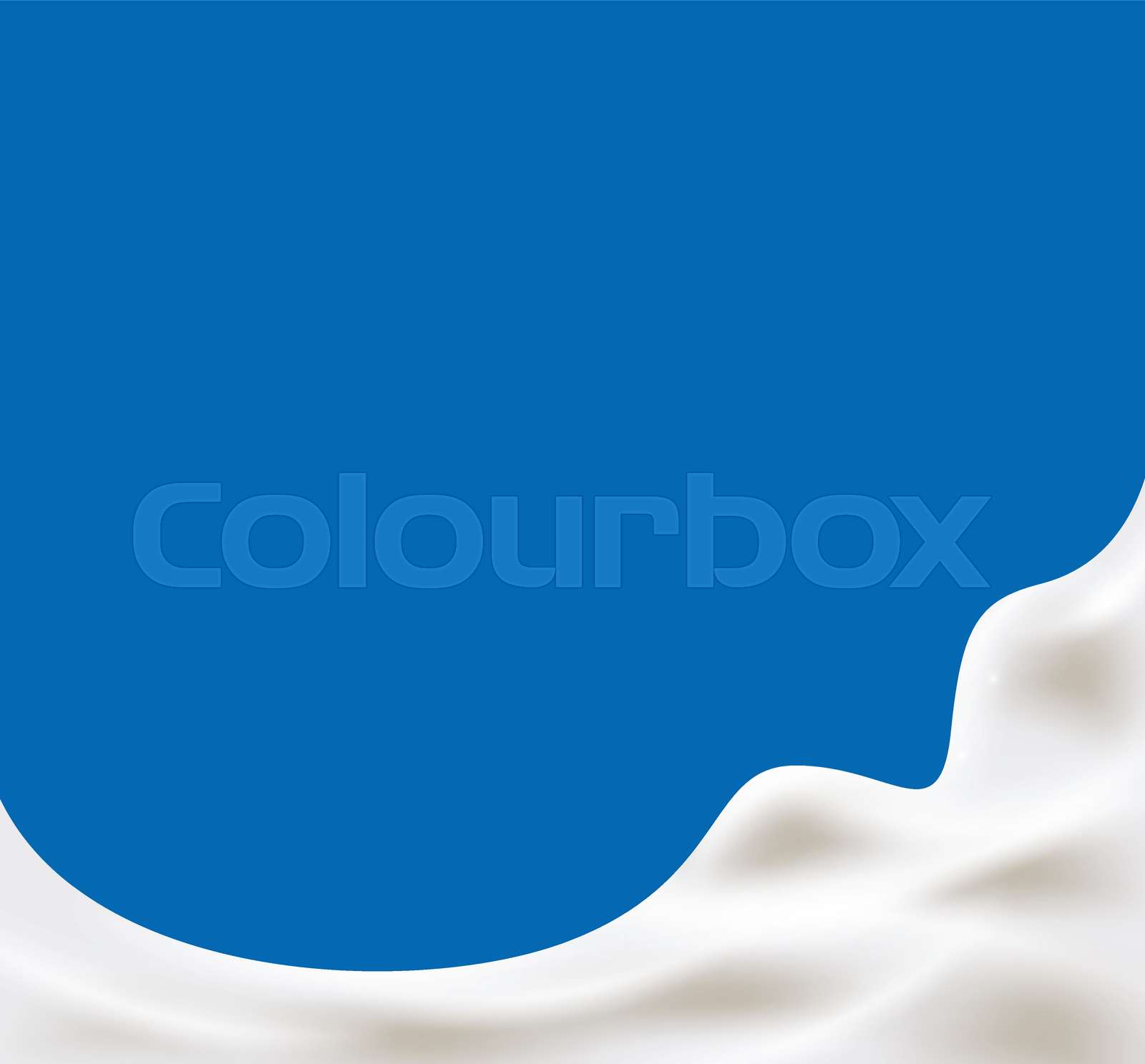Milk wave vector illustration | Stock vector | Colourbox