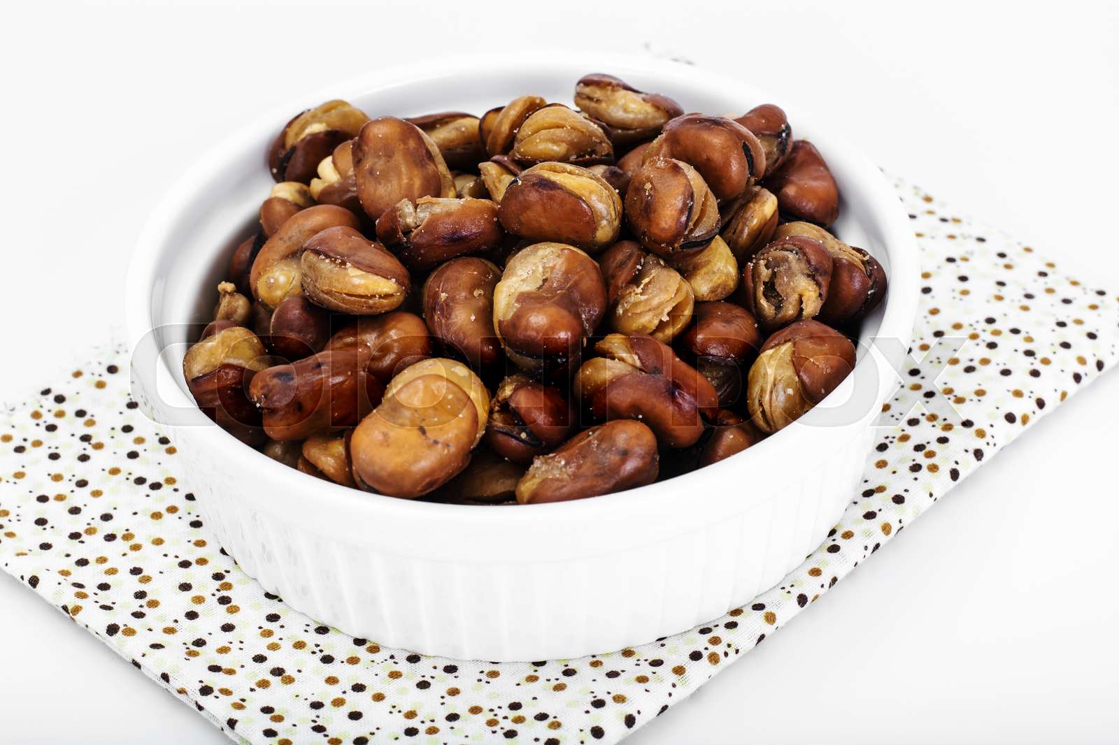 Roasted Broad Beans with Salt | Stock image | Colourbox