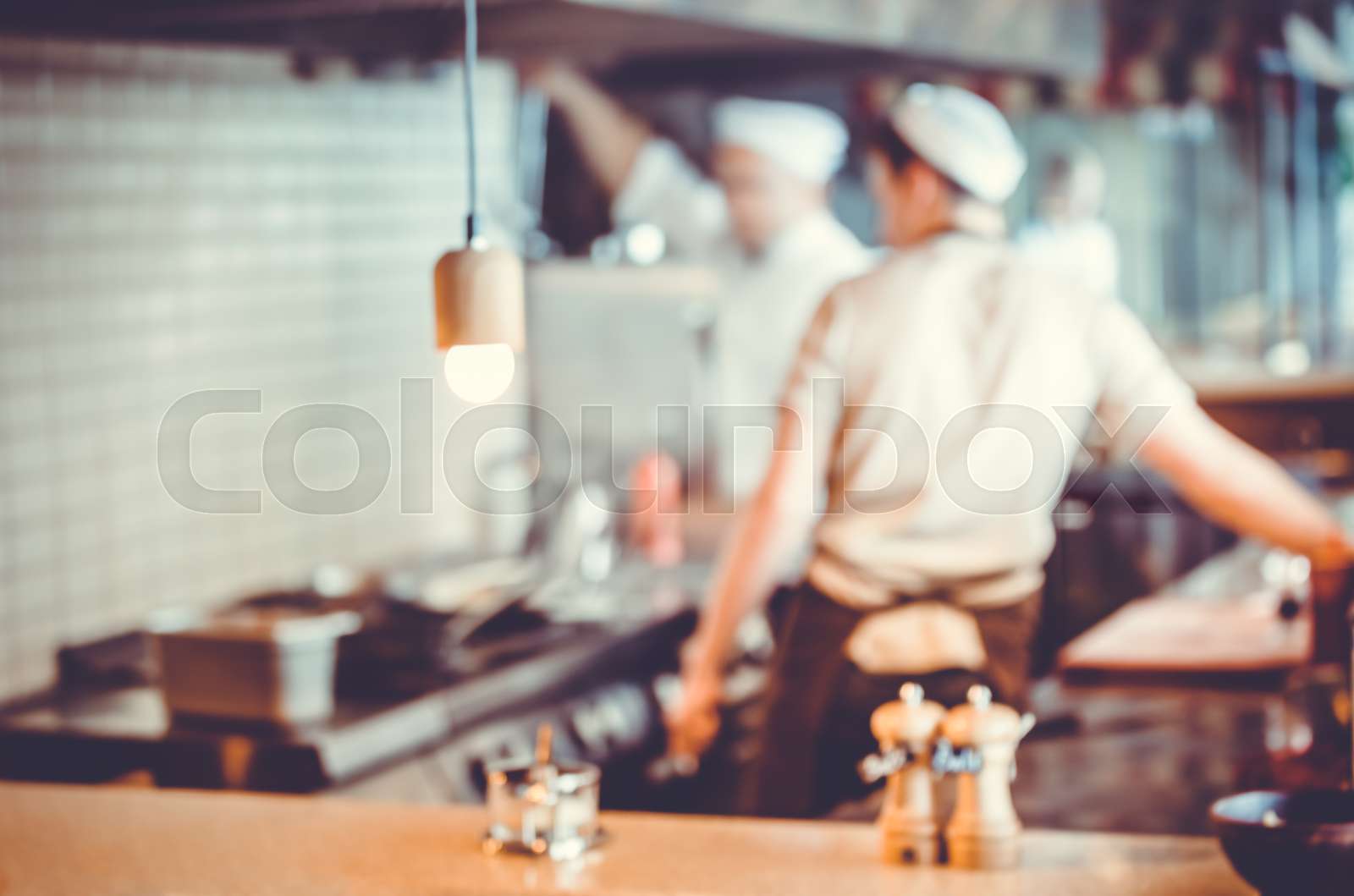 chefs cooking in the kitchen | Stock image | Colourbox