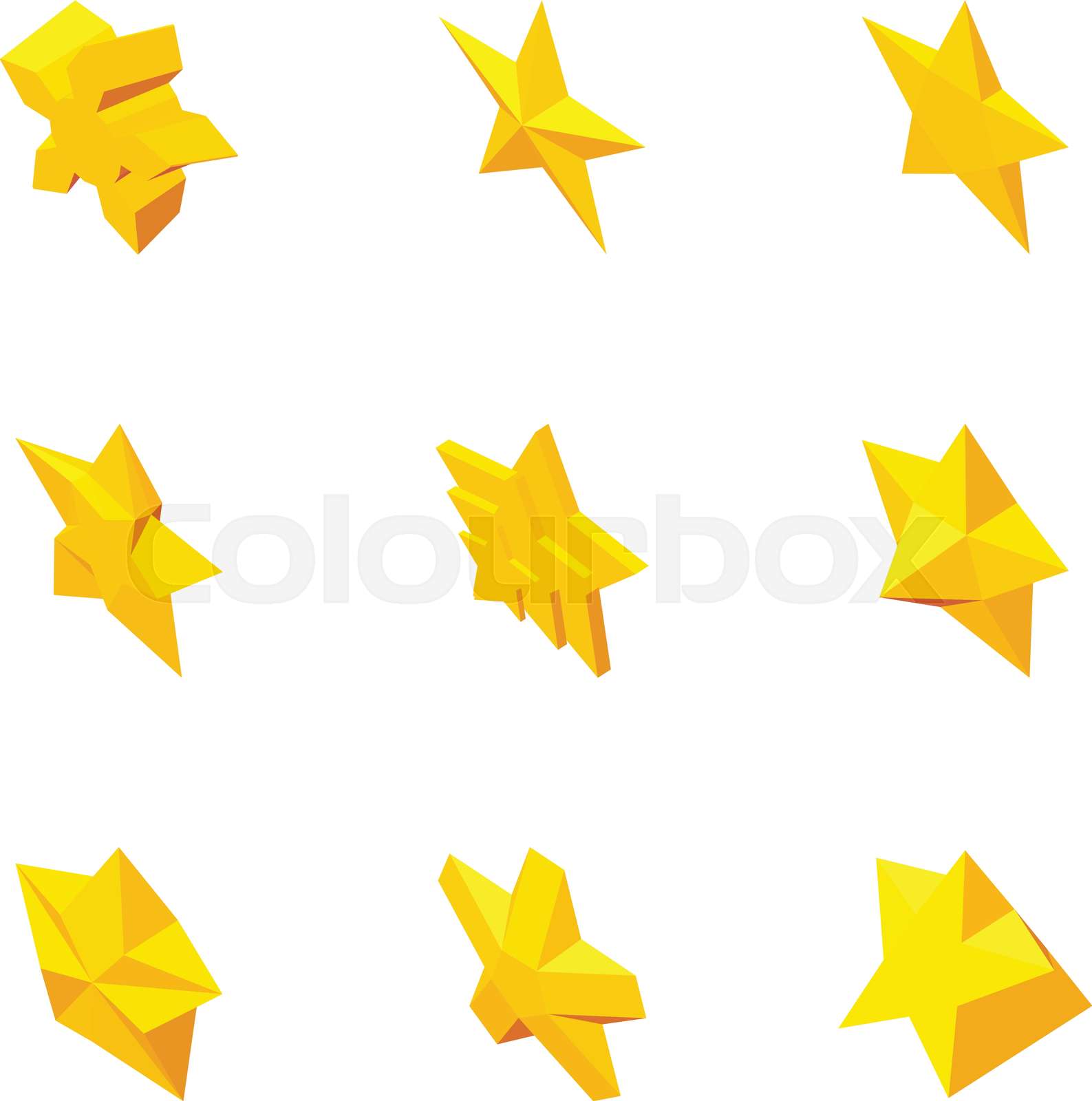 stern, figur, icon | Stock-Vektor | Colourbox