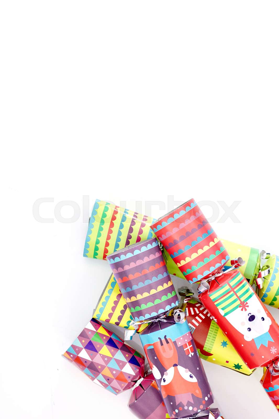 Colorful Christmas Bon Bons | Stock image | Colourbox