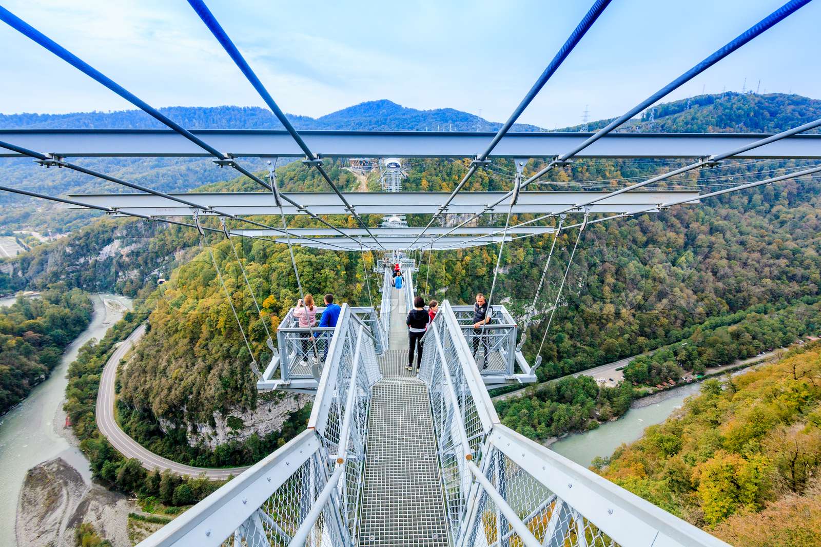 Sochi, Russia - OKTOBER 23, 2016: SKYPARK AJ Hackett Sochi is located ...