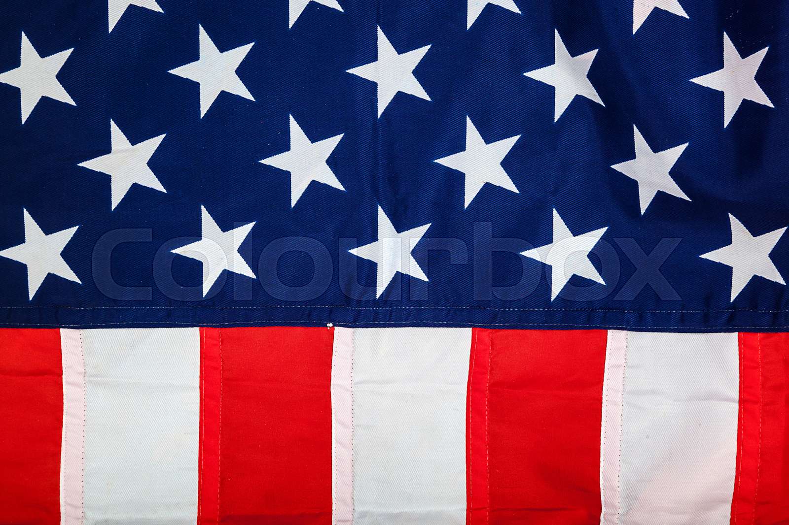 American flag as a backdrop | Stock image | Colourbox