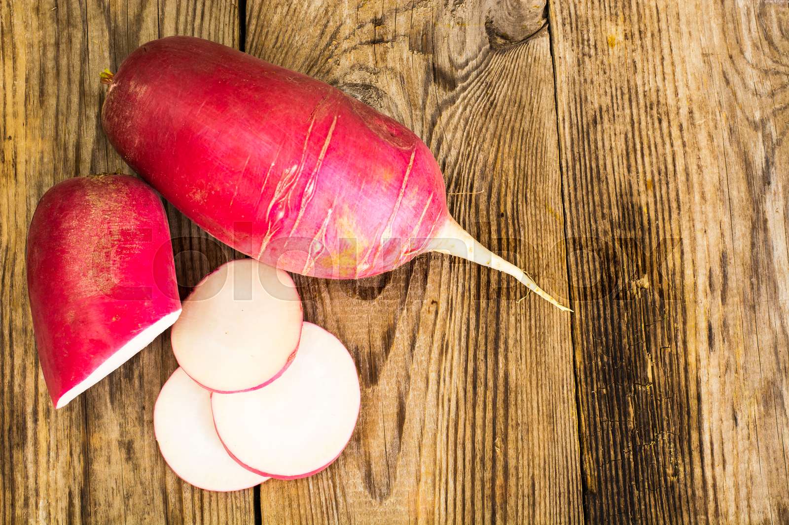 Daikon popular Japanese root vegetable | Stock image | Colourbox