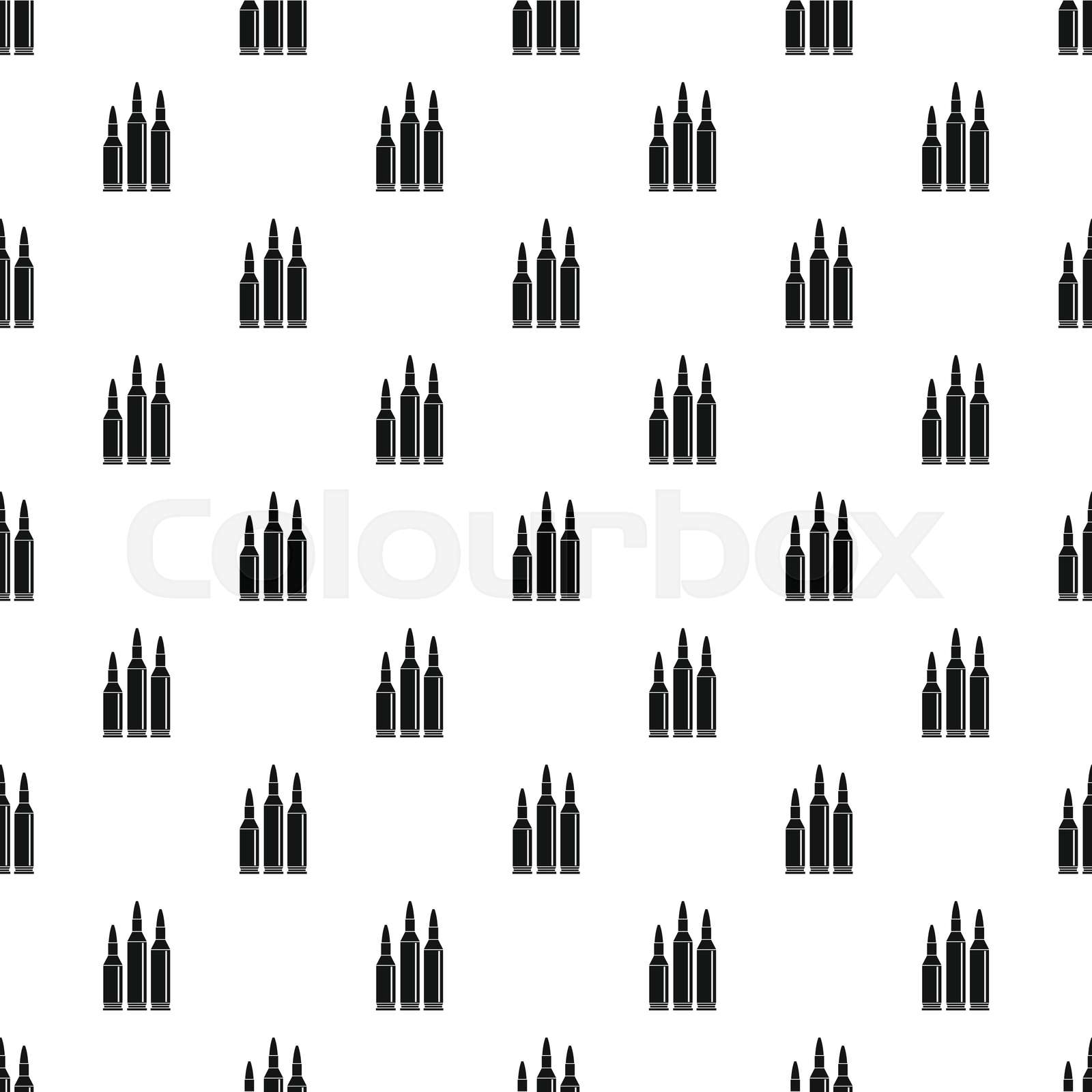 Bullets pattern, simple style | Stock vector | Colourbox