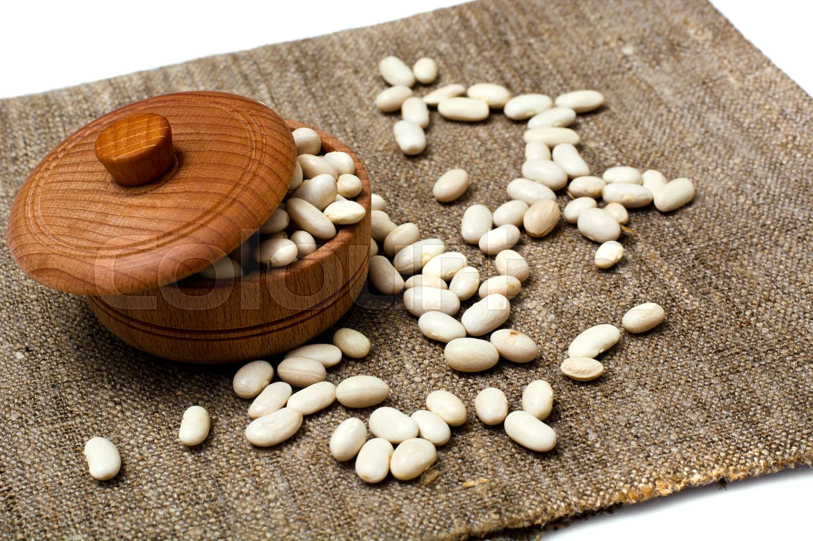 Dried White Beans | Stock image | Colourbox