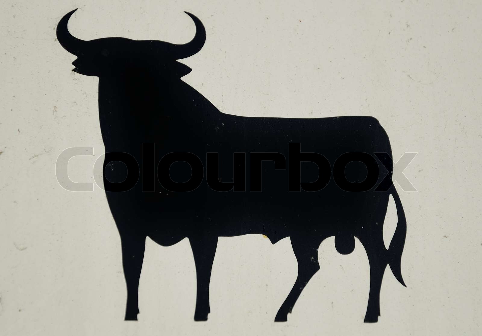 Spanish bull sign | Stock foto | Colourbox