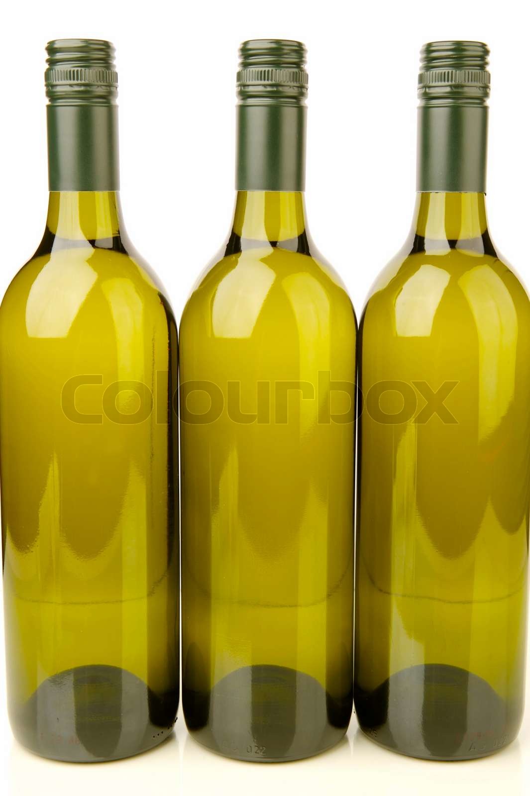 Bottles of white wine | Stock image | Colourbox