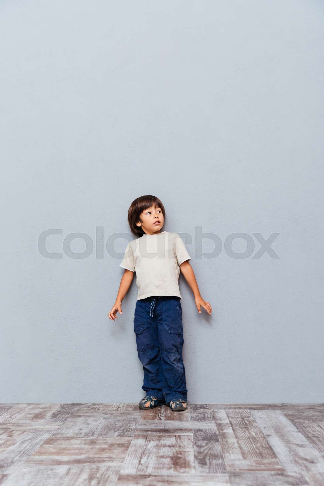 Little Boy Standing Up