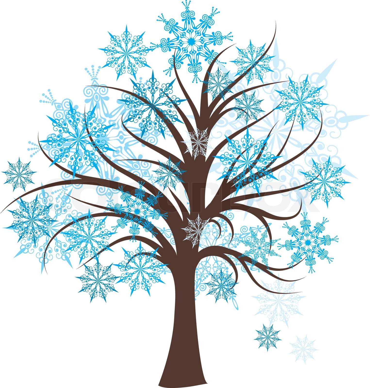 Winter Tree Clip Art Free