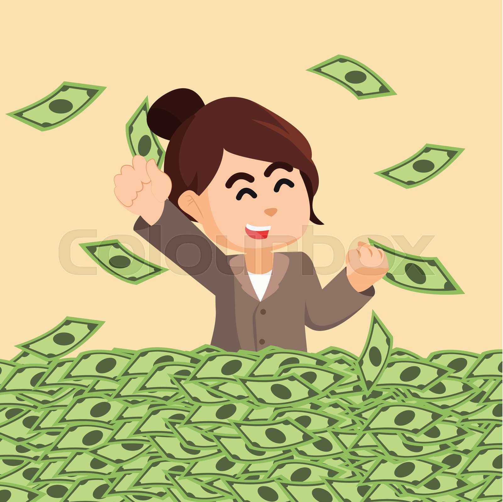 Lots Of Money Cartoon