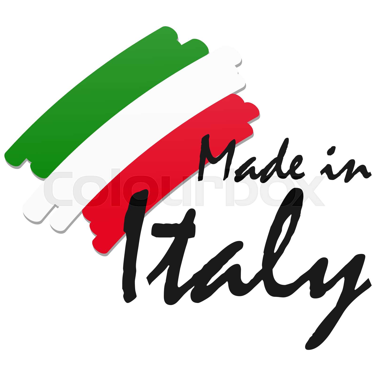 seal of quality Made in Italy | Stock vector | Colourbox