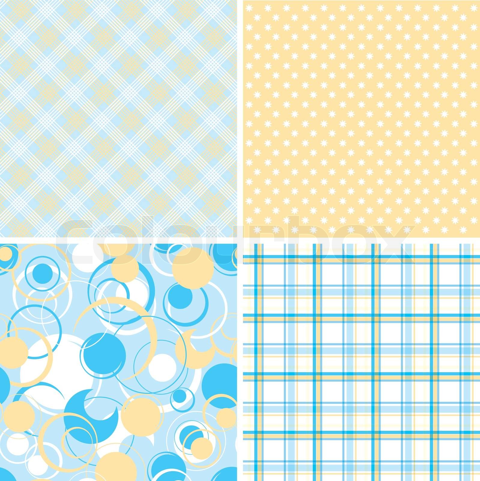 Scrapbook patterns for design, vector illustration | Stock vector ...