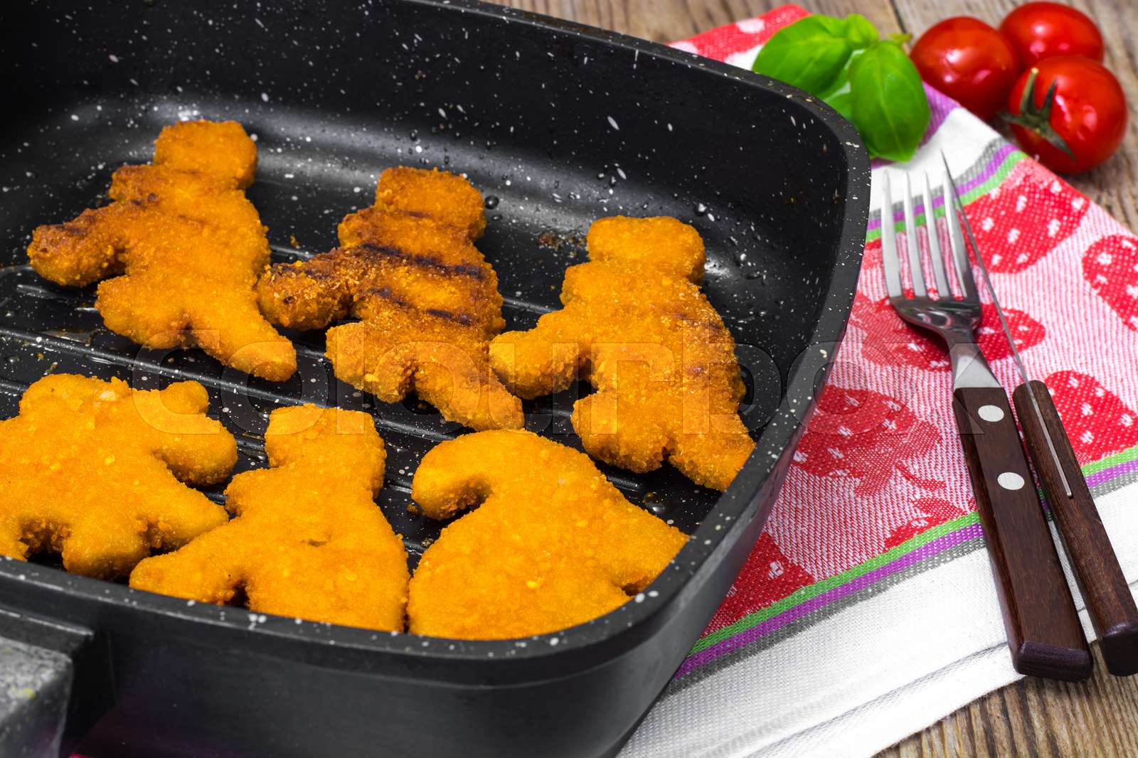 Fish nuggets for kids Dinosaurs | Stock image | Colourbox