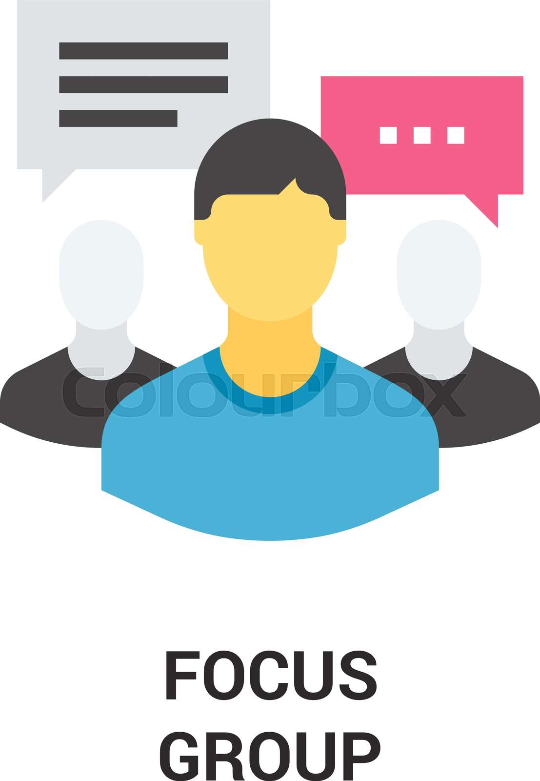 focus group icon | Stock vector | Colourbox