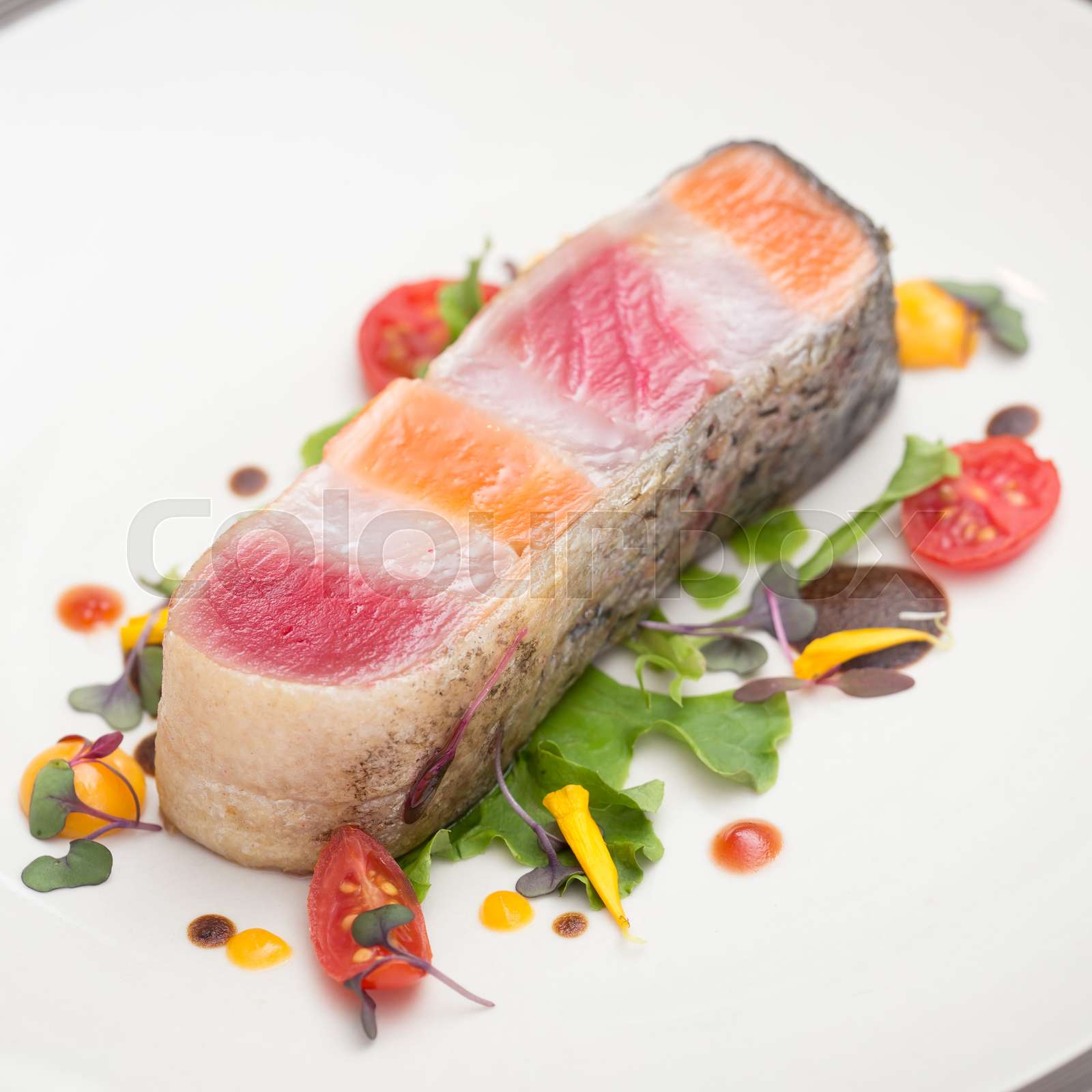 Steak layer fish | Stock image | Colourbox