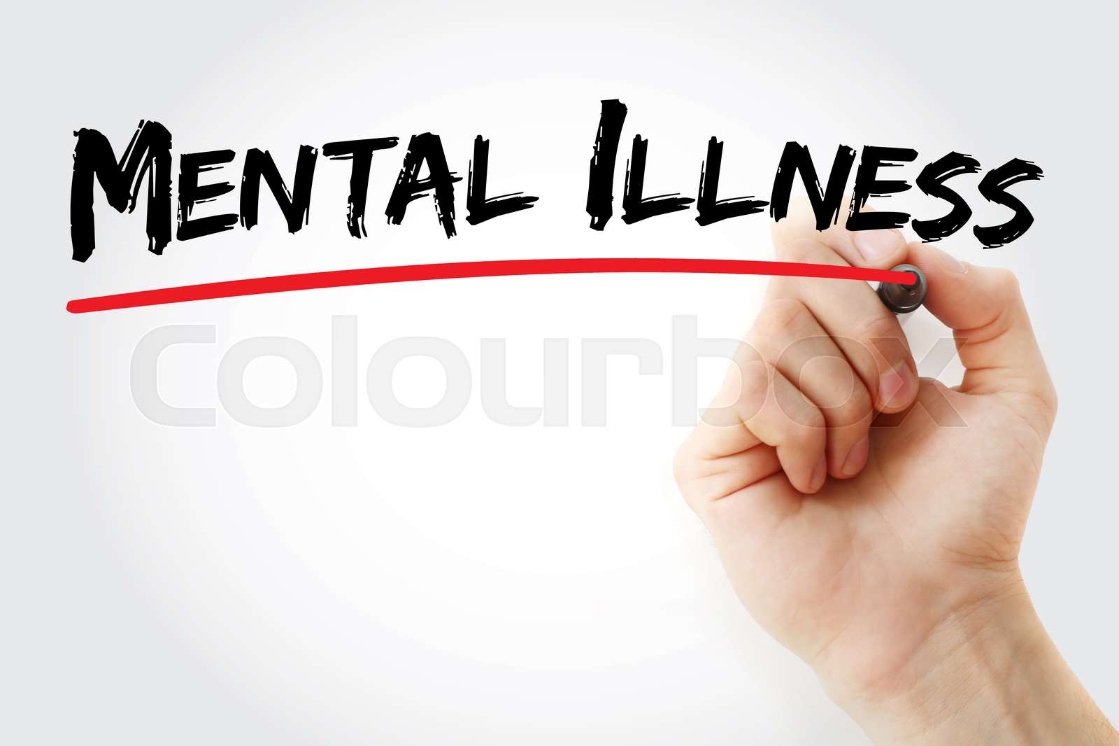 Hand writing Mental illness with marker | Stock image | Colourbox Hand writing Mental illness with marker | Stock image | Colourbox