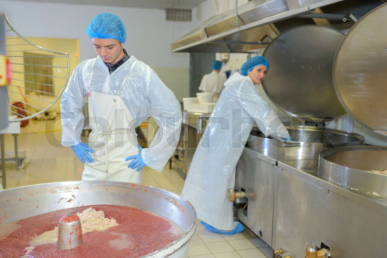 food maker at a factory | Stock image | Colourbox