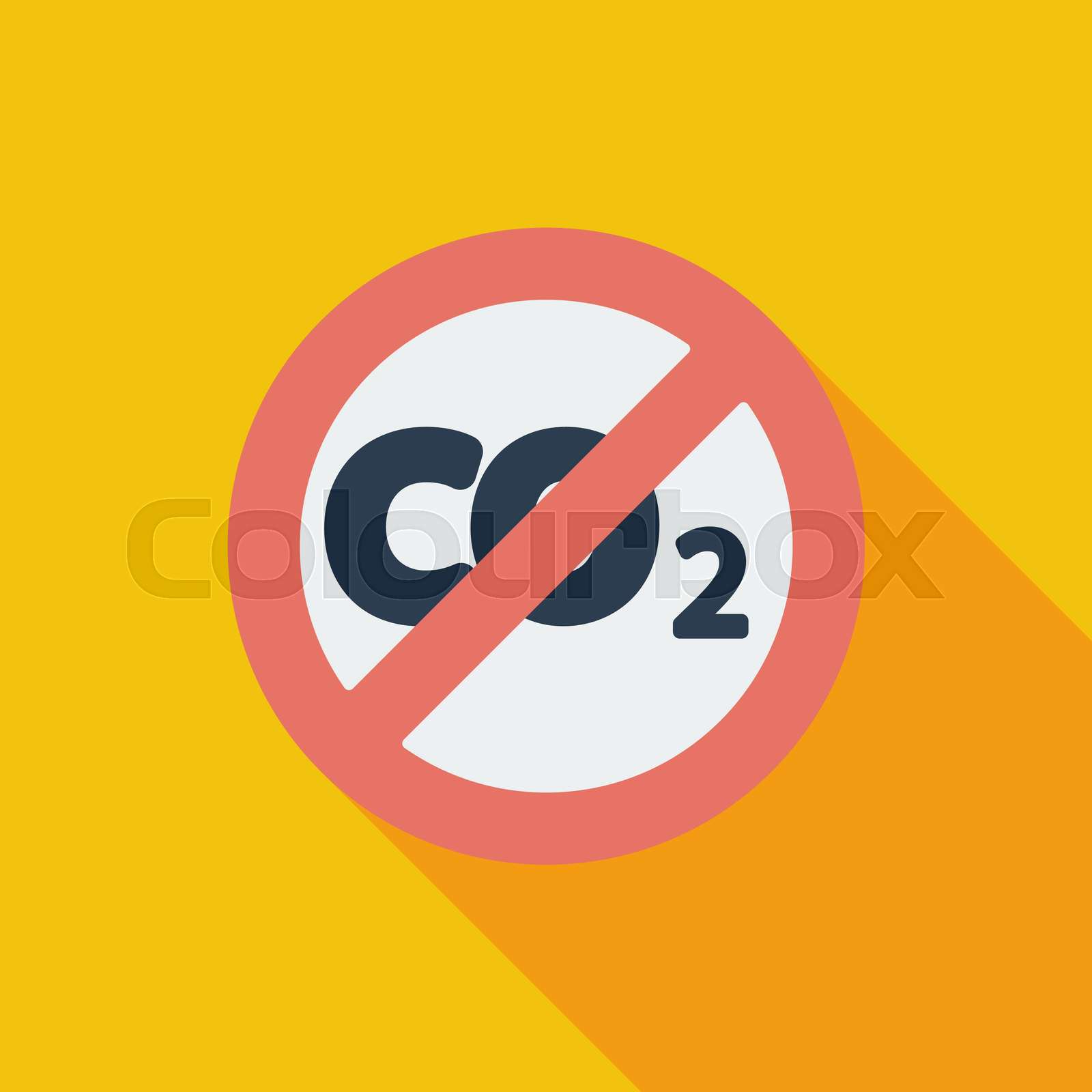 CO2 icon | Stock vector | Colourbox