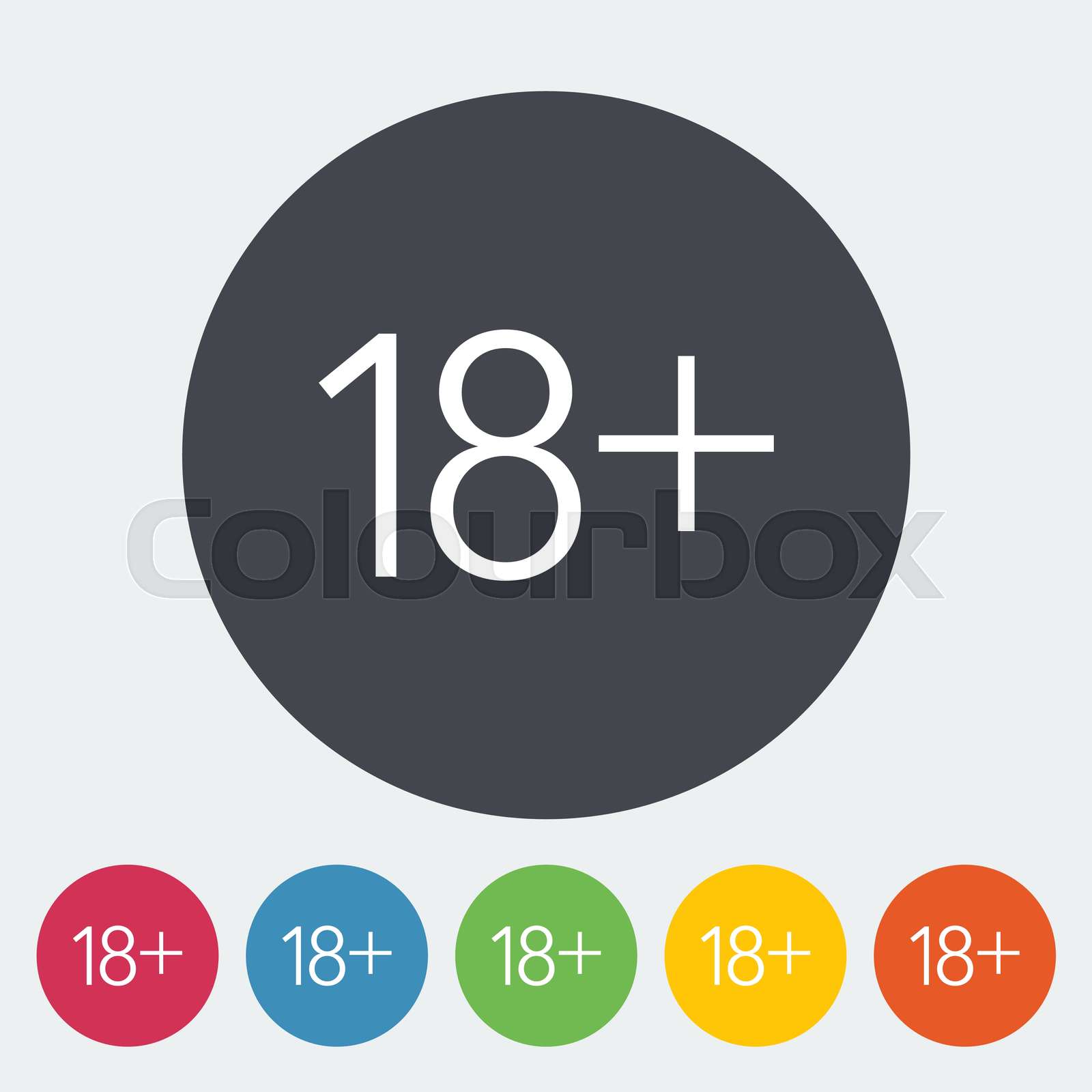 Age restriction. | Stock vector | Colourbox