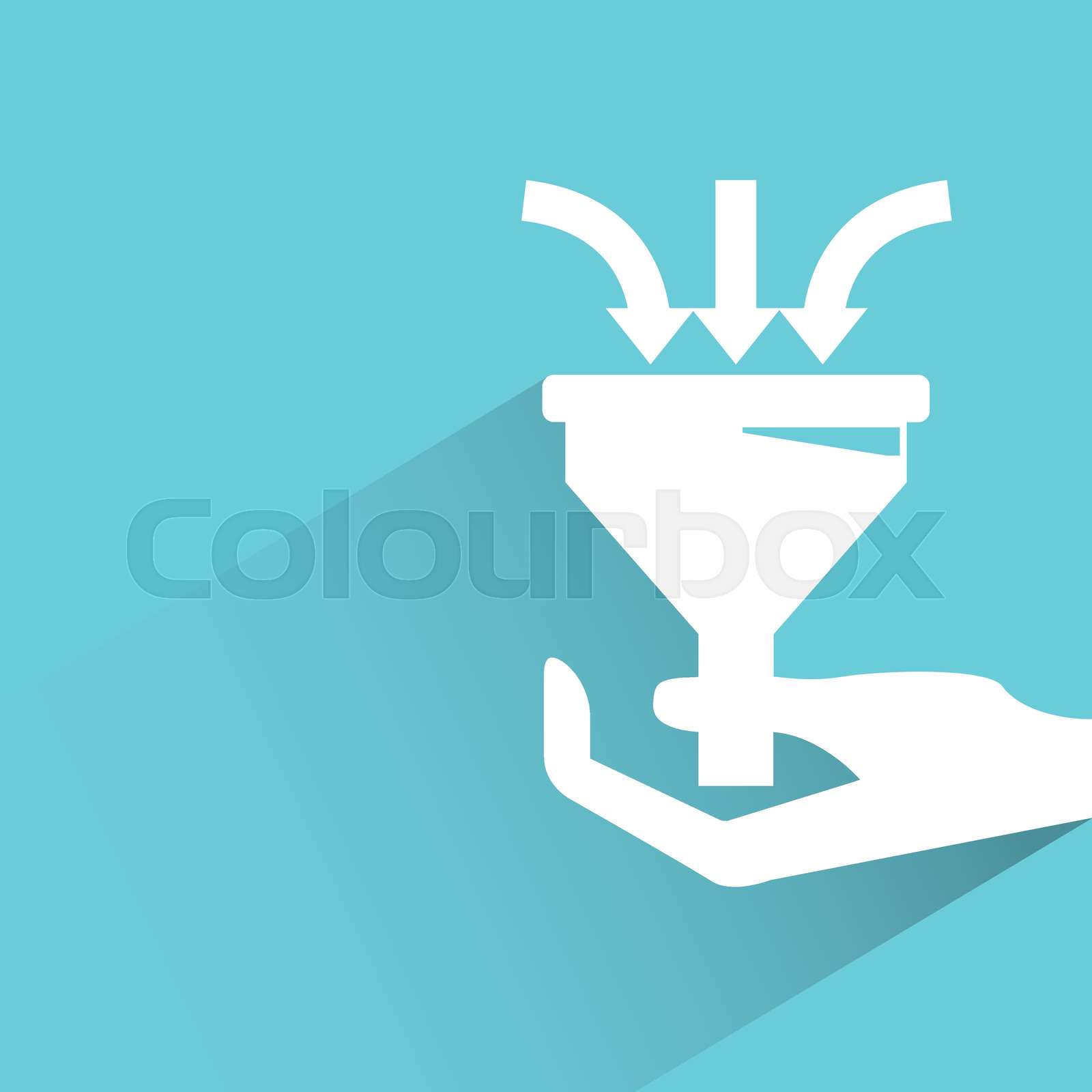 data funnel | Stock vector | Colourbox