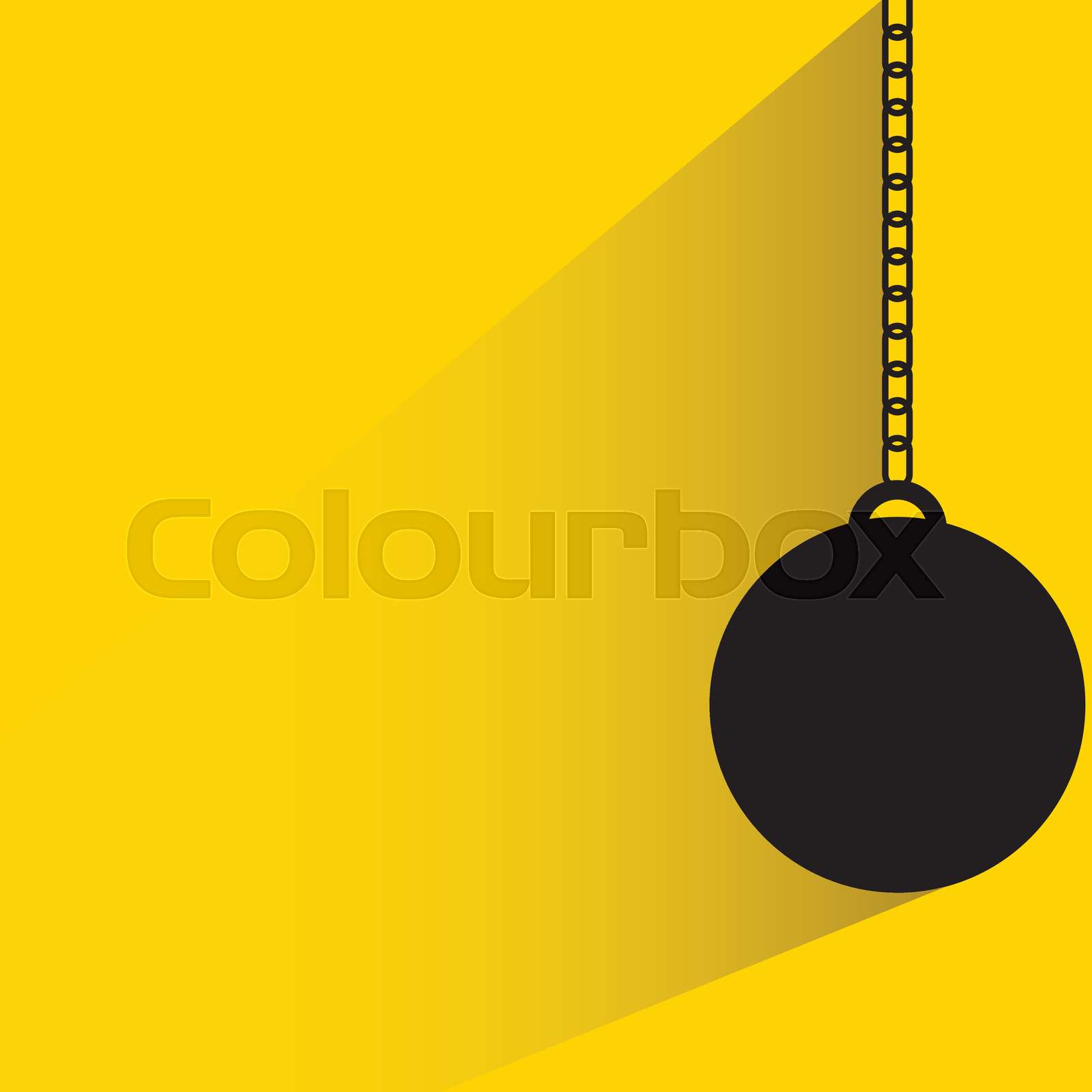 wracking ball | Stock vector | Colourbox