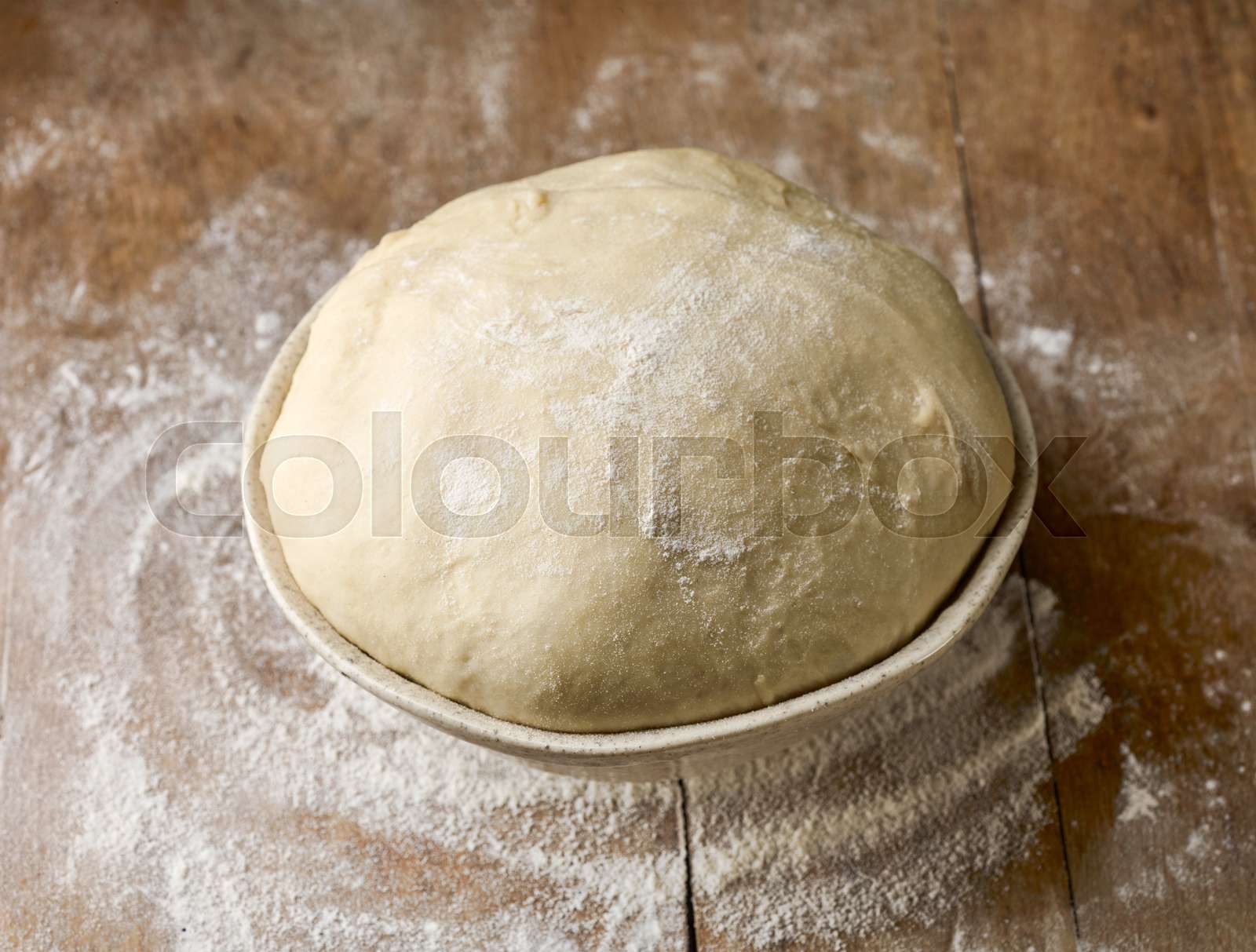fresh raw dough | Stock image | Colourbox