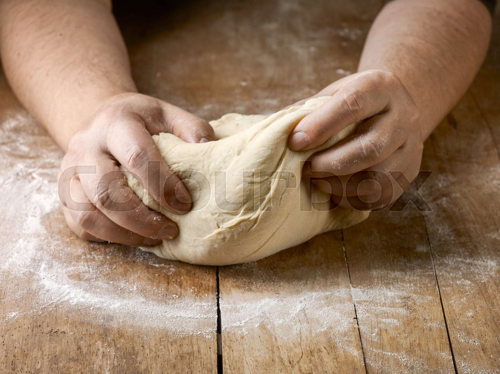 fresh raw dough | Stock image | Colourbox