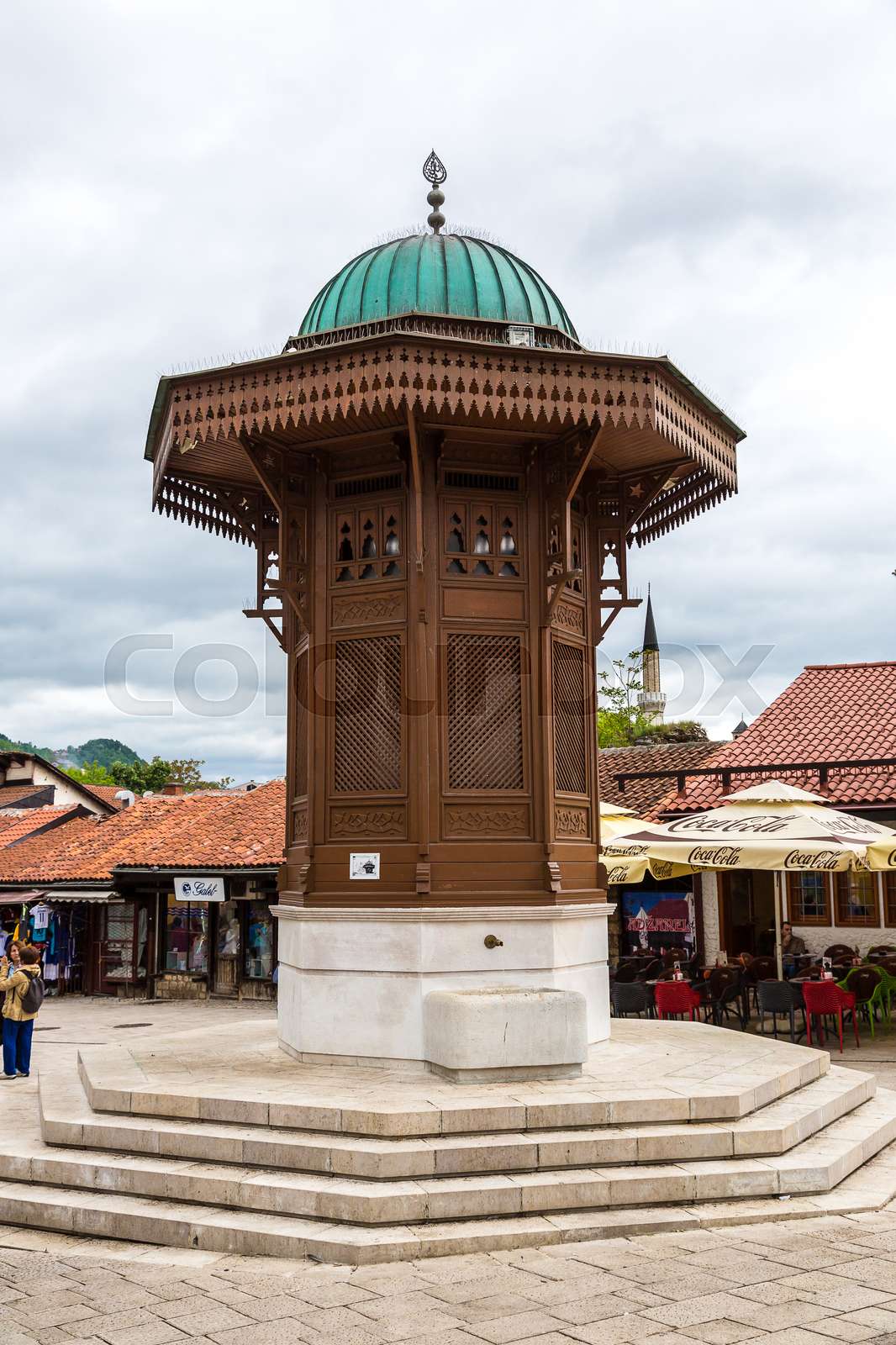 The Sebilj fountain in Sarajevo | Stock image | Colourbox