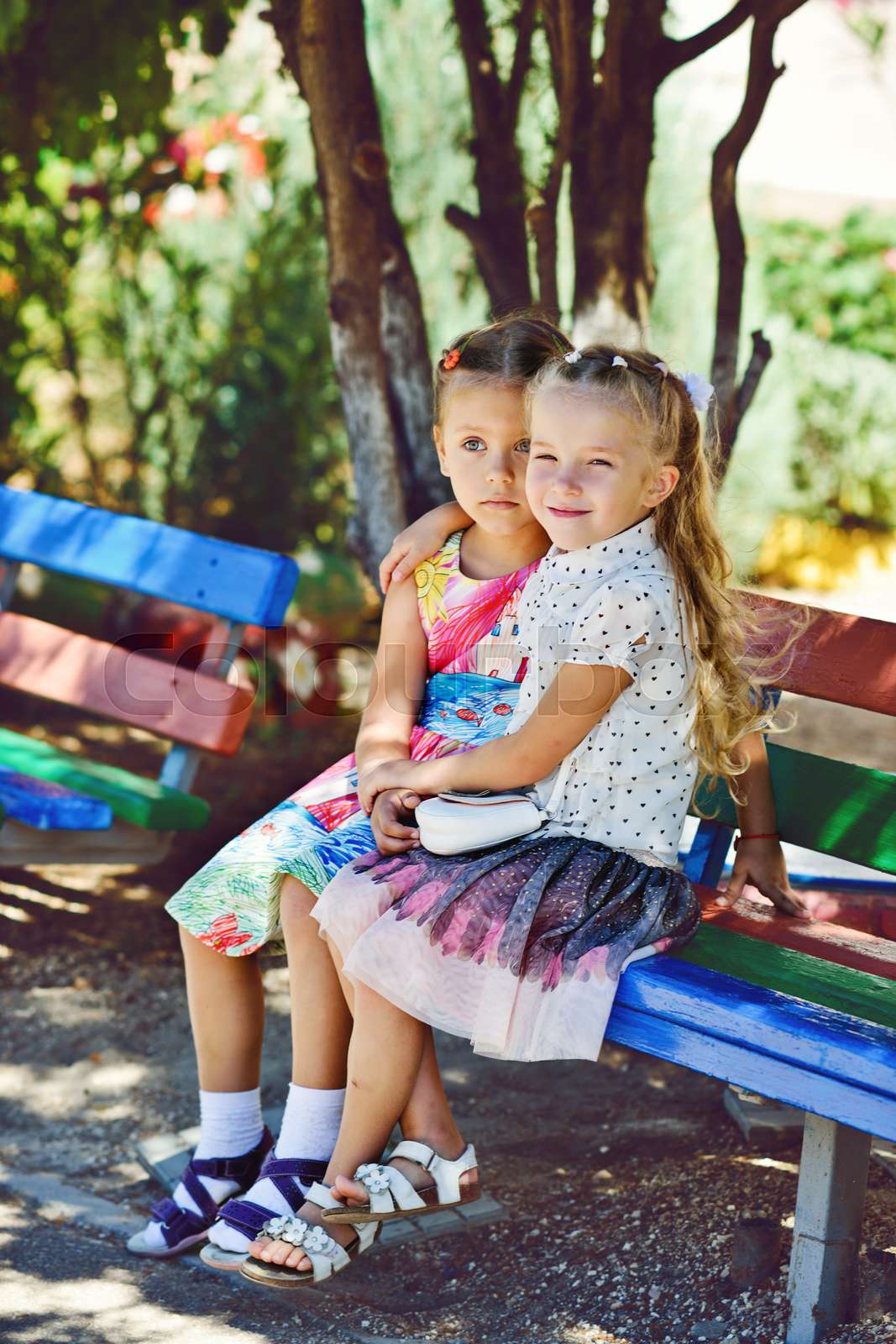 two little friends | Stock image | Colourbox