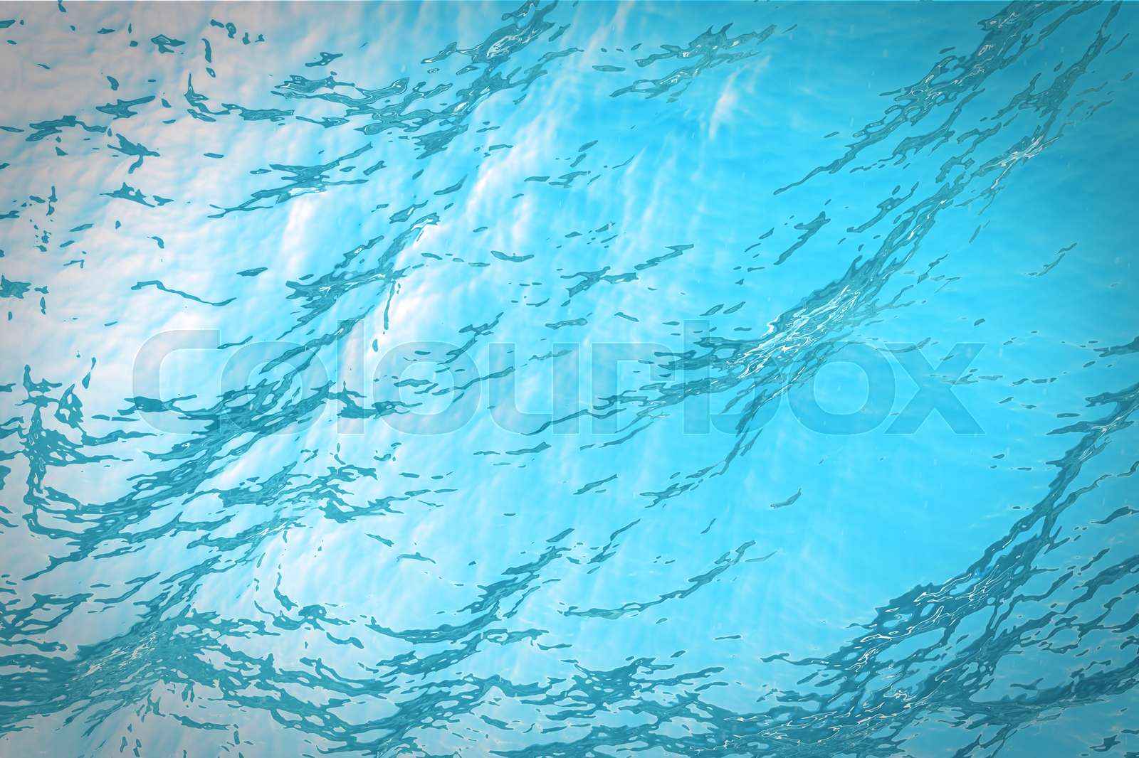 3d rendering underwater sea, ocean surface, high resolution | Stock ...