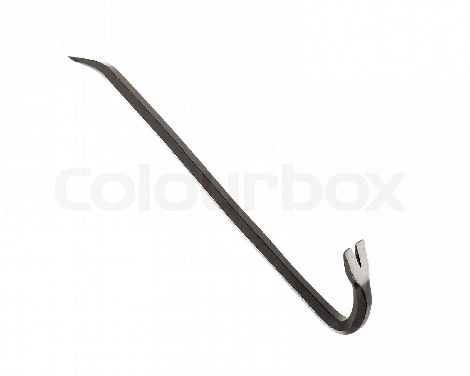 Crowbar isolated | Stock image | Colourbox