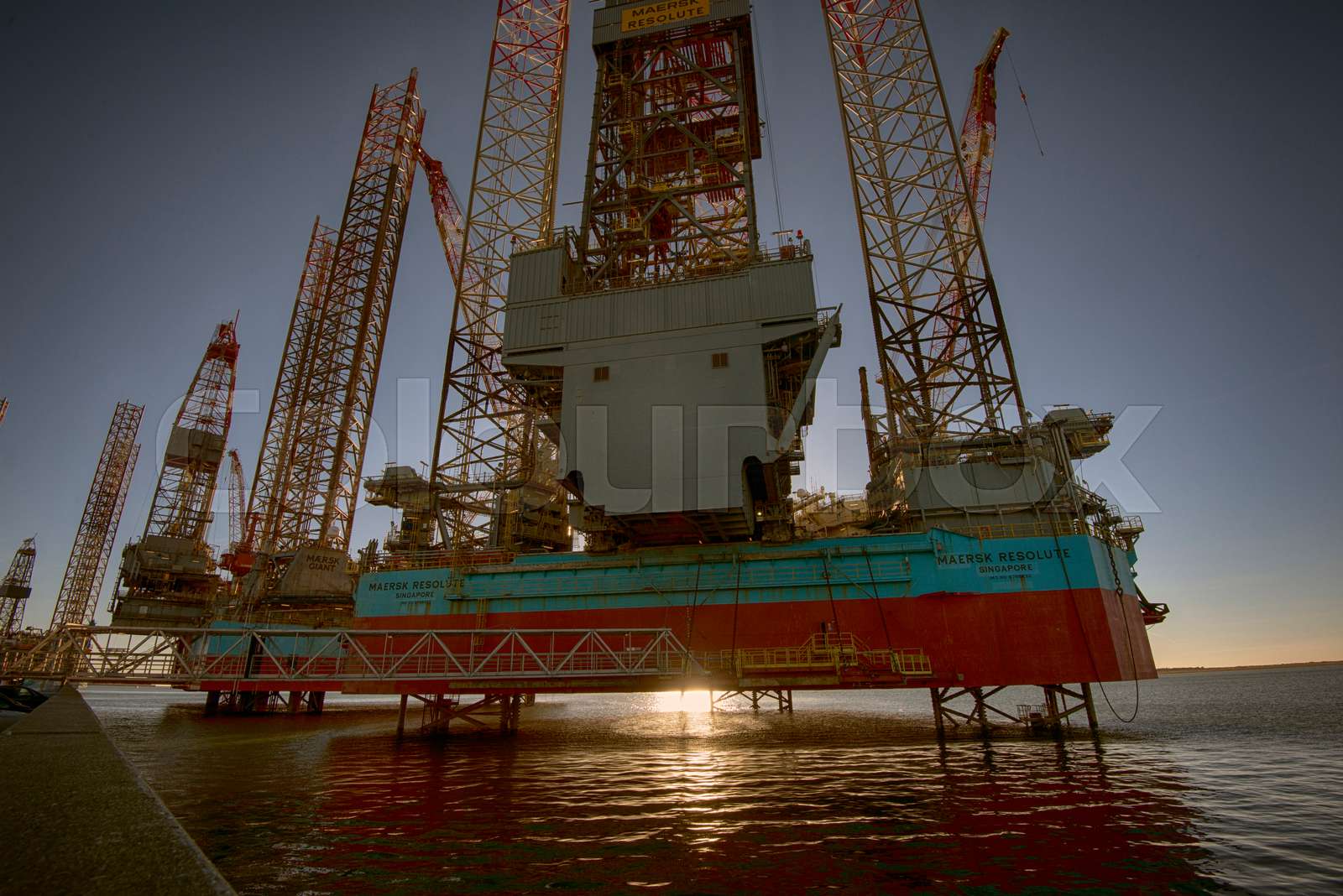 Closeup Oil Rig | Stock image | Colourbox