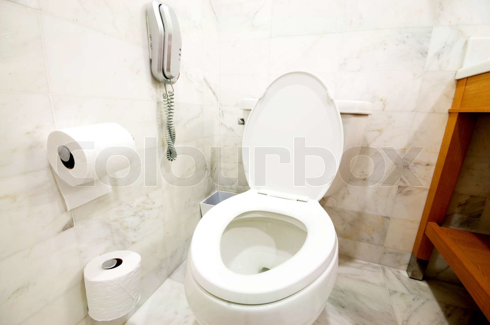 Interior of the room - Toilet in the bathroom | Stock image | Colourbox