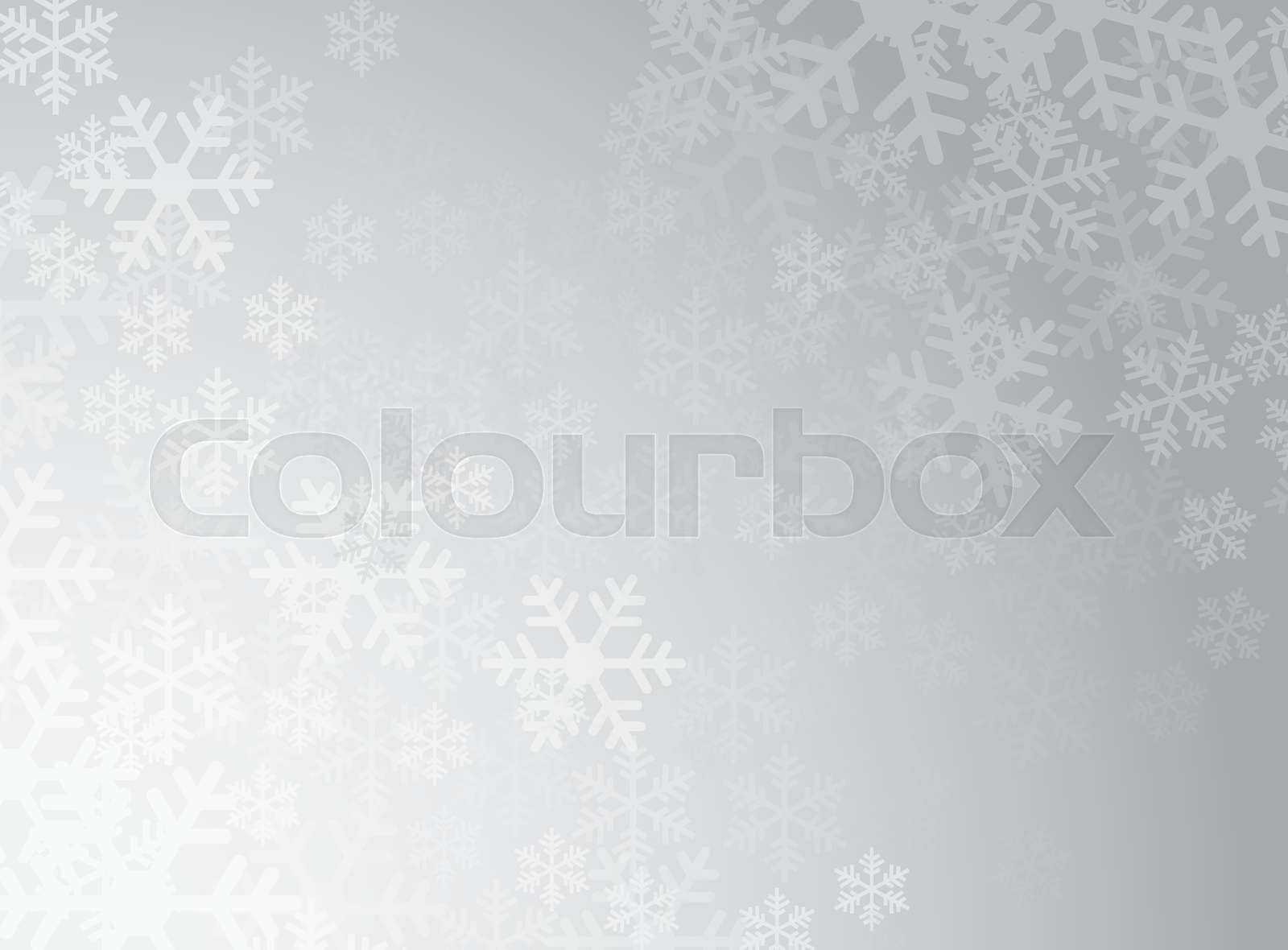 Baggrund med sne | Stock vektor | Colourbox