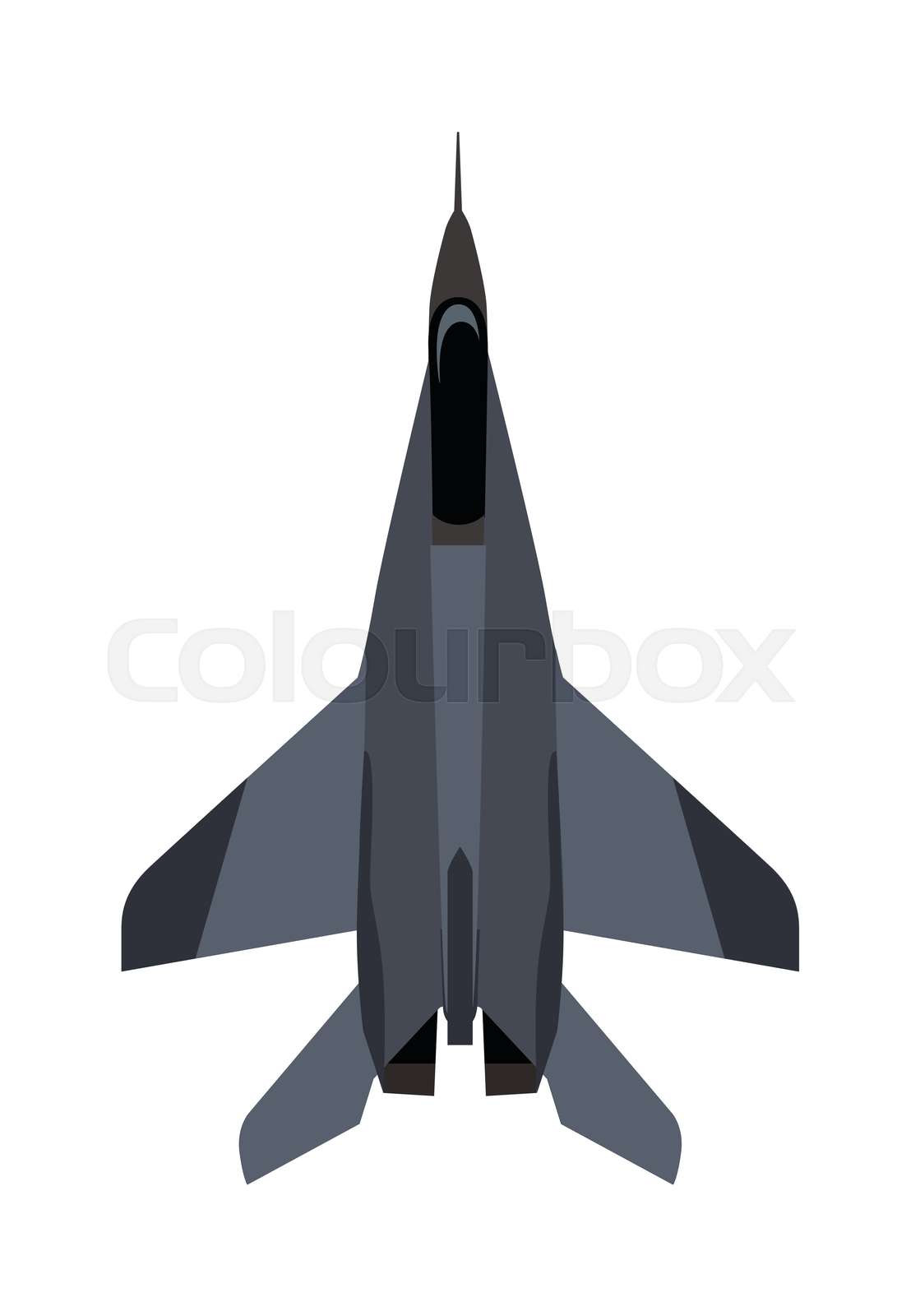 Military Airplane Isolated. Aircraft Plane Vector | Stock vector ...