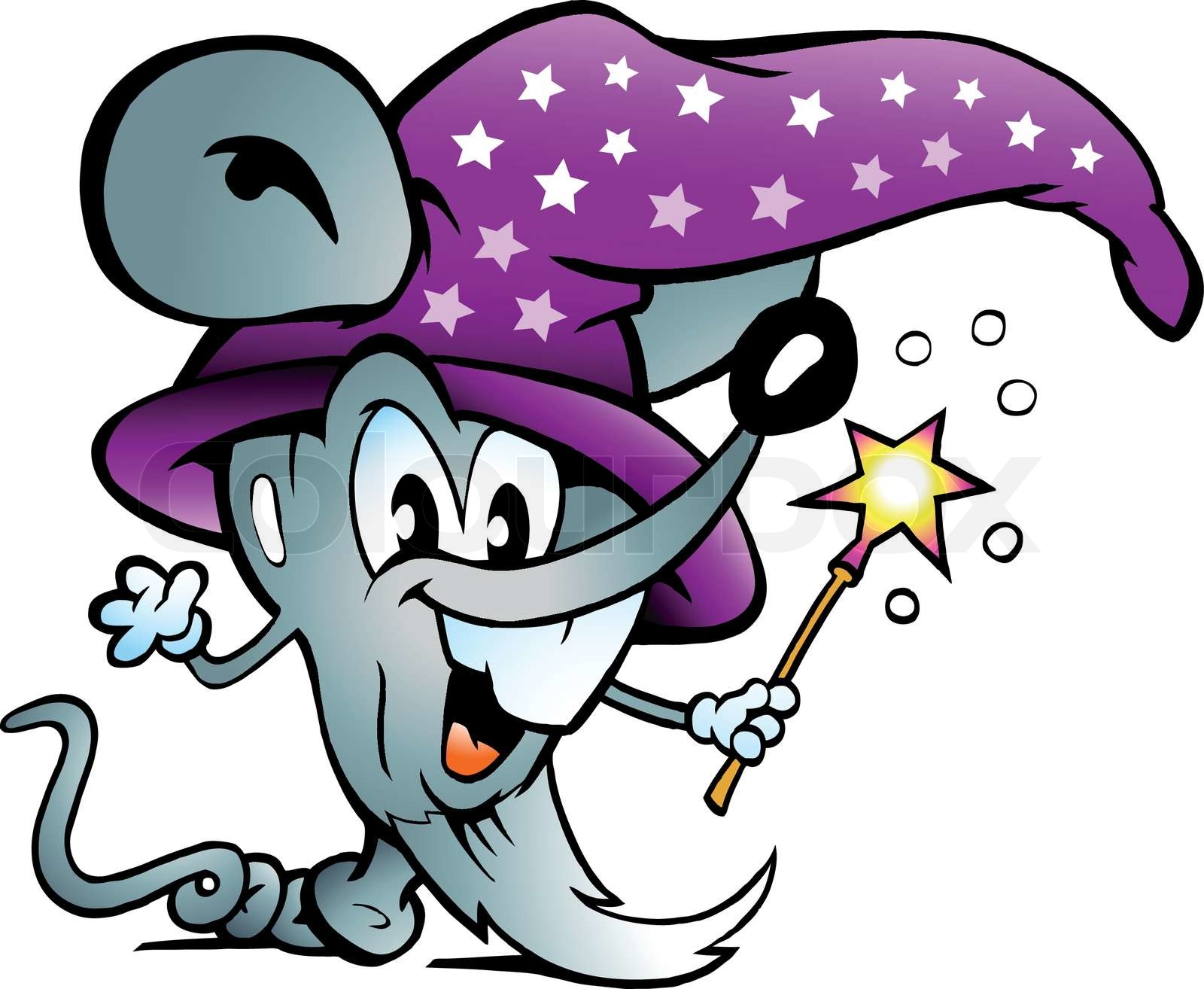 Hand-drawn Vector illustration of an Magic Computer Mouse | Stock ...