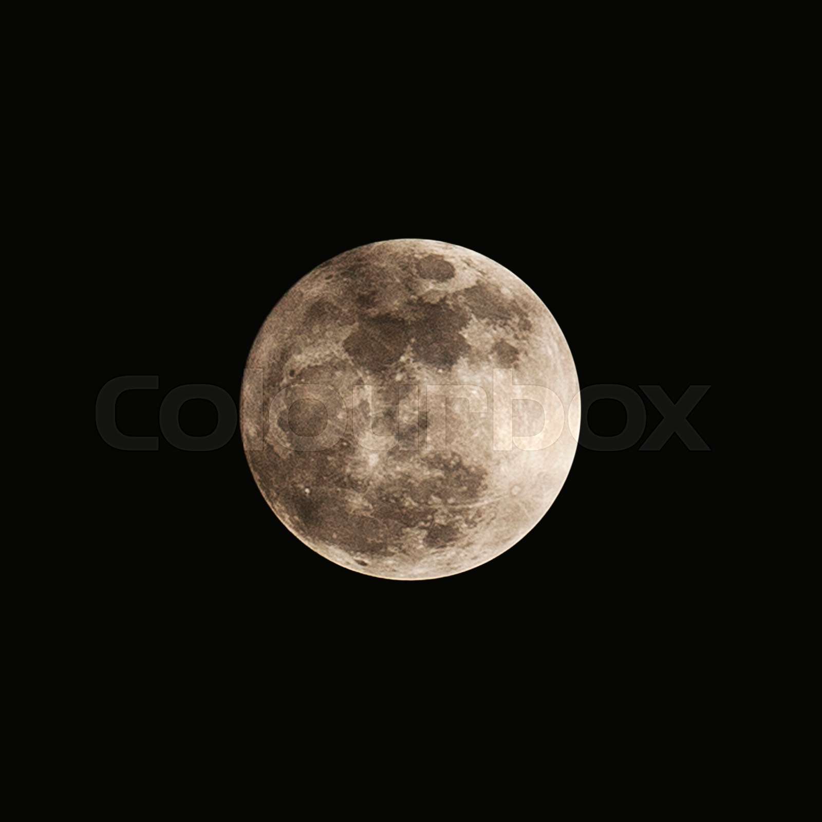 mond, voll, planet | Stock Bild | Colourbox