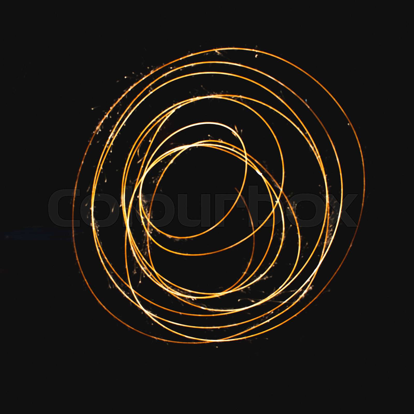 Sparkler Circle Shapes | Stock image | Colourbox