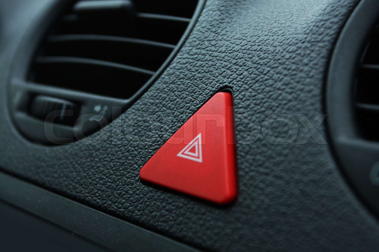 Hazard Button | Stock image | Colourbox
