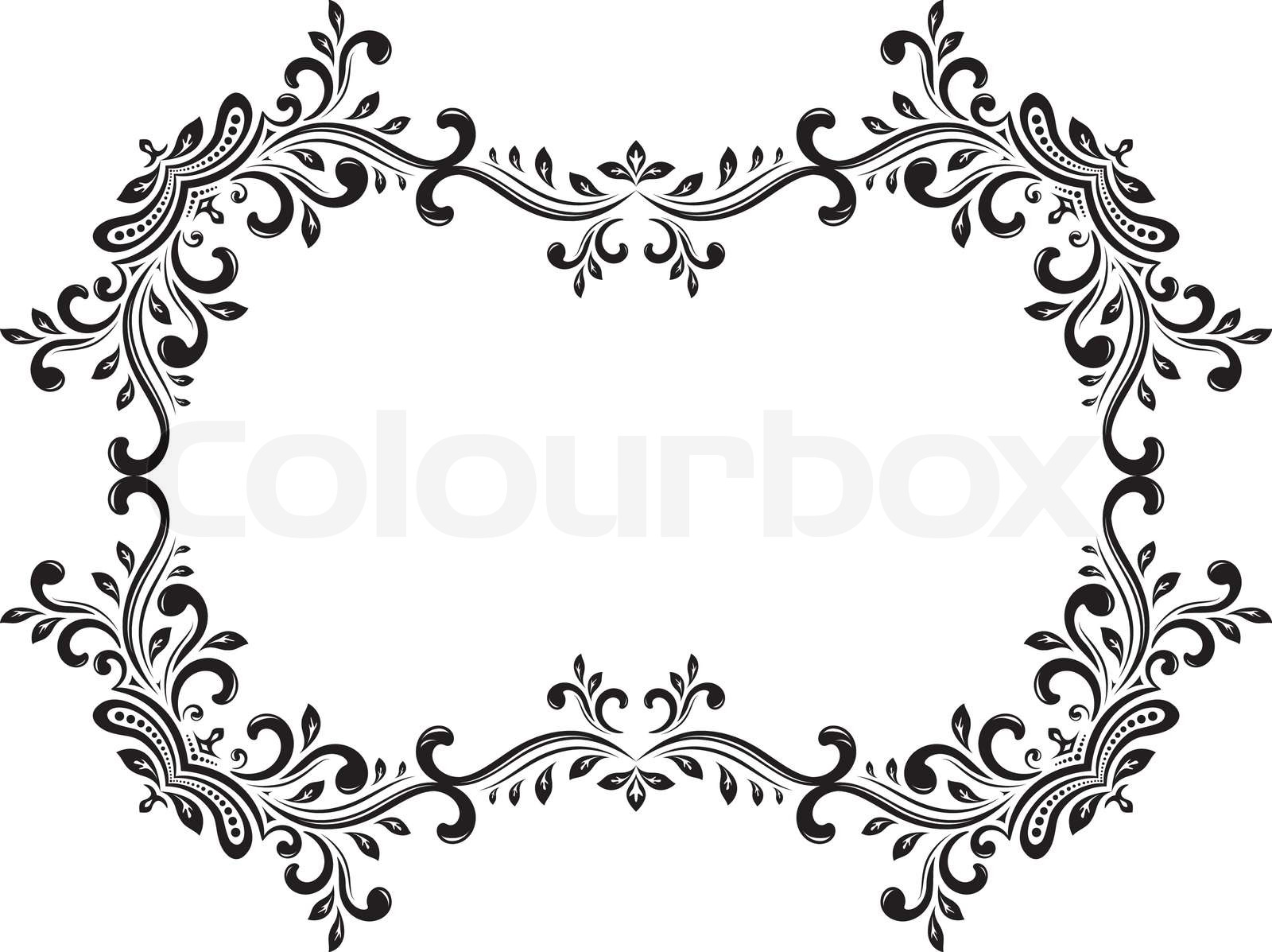 rahmen, filigran, design | Stock-Vektor | Colourbox